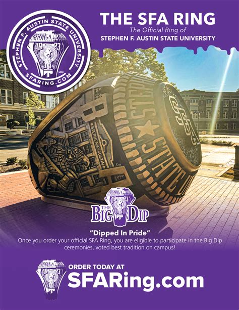 The Sfa Ring Stephen F Austin State University Alumni Association