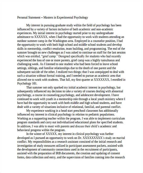 Personal Statement 100 Examples Format How To Write Pdf