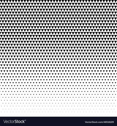 Triangle Pattern Design Halftone Royalty Free Vector Image