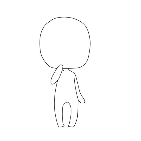 Anime Chibi Outline