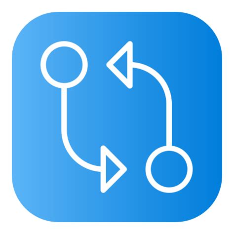 Git Generic Flat Gradient Icon