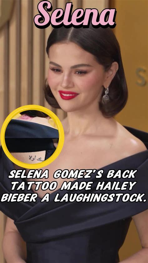 Selena Gomez Rückentattoo Instagram Lady Gaga Präsentiert Riesiges