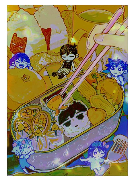 Basil Aubrey Omori Kel Hero And More Omori Drawn By Milkymilkyshark Danbooru