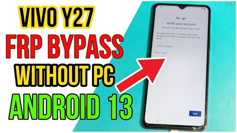 Vivo Y Frp Bypass Without Pc Android Youtube
