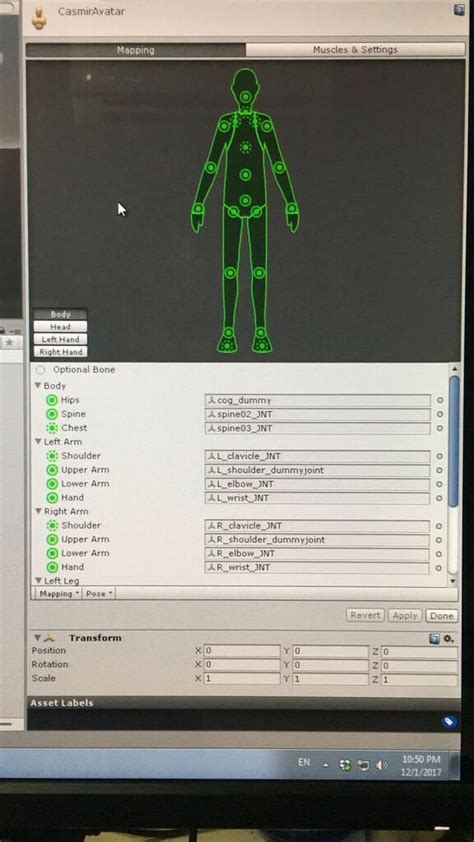 Humanoid Rig Problem Unity Engine Unity Discussions