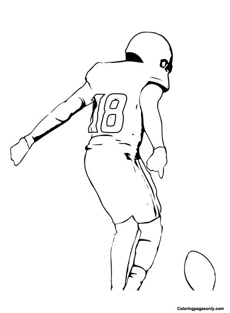 Justin Jefferson Coloring Sheets Coloring Pages