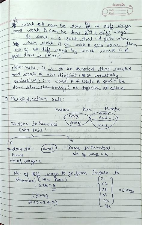 SOLUTION Permutation And Combination Handwritten Notes With Solved