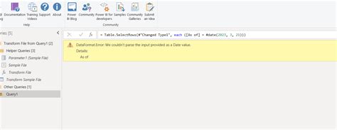help we couldn t parse the input provided as a da microsoft
