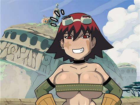 Rule 34 4 3 Aspect Ratio Beltbra Breasts Choker Cleavage Clothing