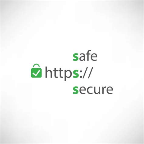 Protocol Safe And Secure Browsing Stock Vector Image By ©bagotaj 137892296
