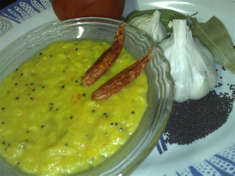 Muga Dali Mung Dal Tampered With Garlic And Mustard Seed Nice Aroma