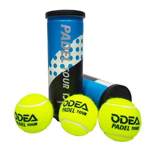 Odea 2024 Premium Padel Tennis Balls 45 Wool Natural Rubber 3pcs