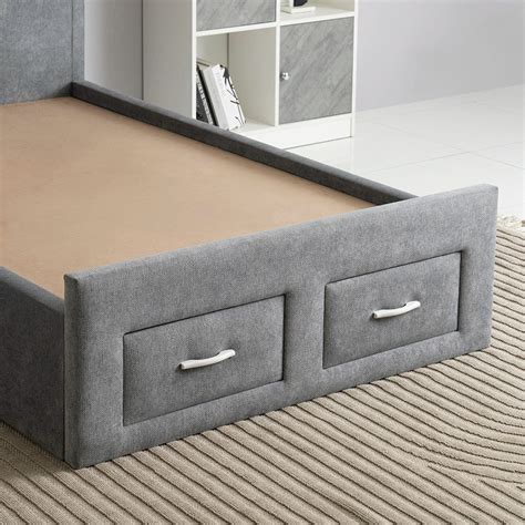 Modern Bed With Drawers And Headboard
