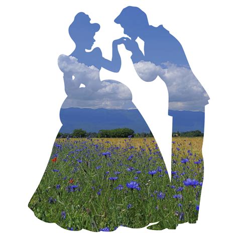 잠자는 숲속의 공주와 왕자 실루엣 차이코프스키