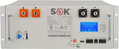 48v Server Rack Lithium Battery Sok Server Rack Battery 100ah 48v