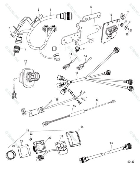 Mercury Rigging Parts And Accessories Joystick Piloting Systems Oem Parts Diagram For Auxillary