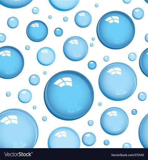 Water Bubble Background Dark Royalty Free Vector Image