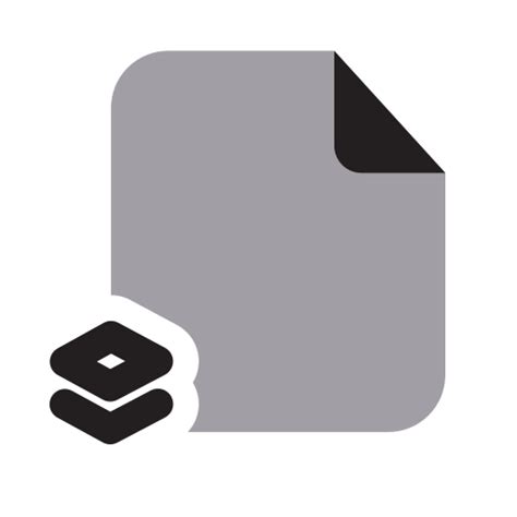 Database File Generic Grey Icon