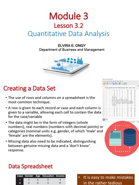 module 3 lesson 3 2 quantitative data analysis pdf statistics mean