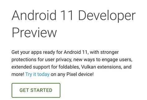 Android 11 Developer Preview Site Goes Live Quickly Taken Offline INCPak