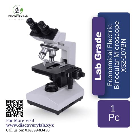Economical Electric Binocular Microscope Xsz 107bn Discovery Lab