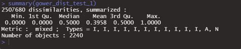 r different distance matrixes result in the same clustering cross