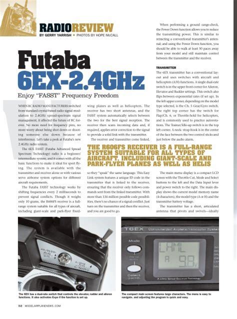 Futaba 6ex Faast Helicopterairplane Radio System Wr617fs 48 Off