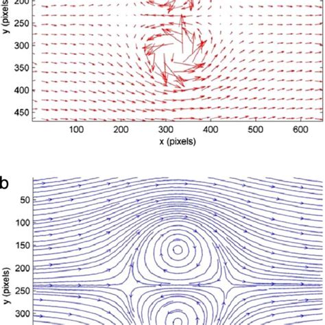 Extracted Velocity Field From Two Grid Images Using The Present Method Download Scientific