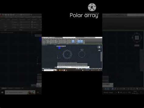 How To Use Array In Autocad Polar Array In Autocad Autocad Viral Shorts Autocadforbeginners