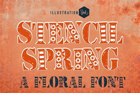 Zp Stencil Spring Font