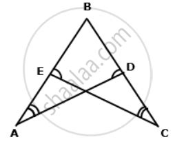 In the Following Figure A C and Ab Bc Prove that δAbd δCbe Mathematics Shaalaa