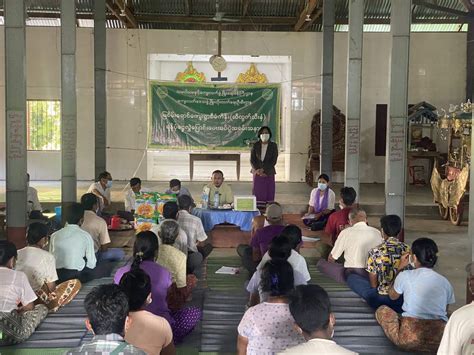 သဲကုန်းမြို့နယ်၌ မြစိမ်းရောင်ကျေးရွာစီမံကိန်း ဆီထွက်သီးနှံ ရန်ပုံငွေ လွှဲပြောင်းပေးအပ်ပွဲ ကျင