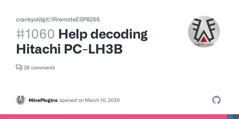 help decoding hitachi pc lh3b · issue 1060 · crankyoldgit