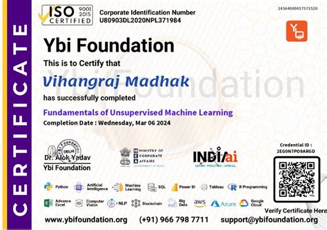 Vihangraj Madhak On Linkedin Machinelearning Datascience Continuouslearning Ybifoundation