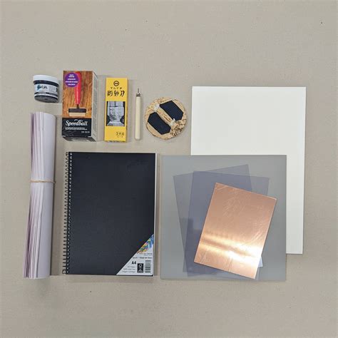 Vca Introduction To Printmaking Processes Materials Kit Fina20033
