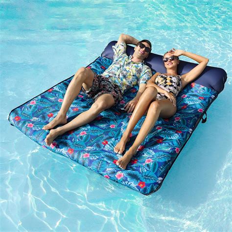 Utibia Oversized Pool Float Lounge Extra Large Fabric Covered Pool Floats For Adults Wayfair