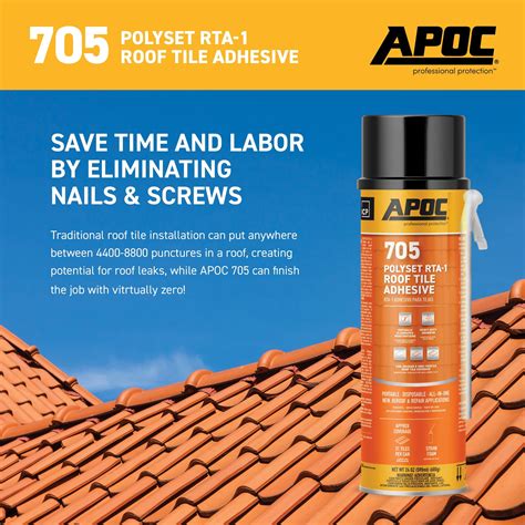 Apoc 705 Polyset Rta 1 Roof Tile Adhesive