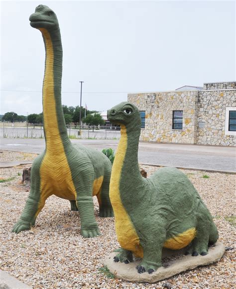 Texas Dinosaur Statues
