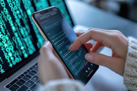 Premium Photo Phishing Mobile Phone Hacking And Cyber Scam Threat