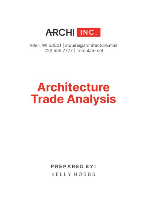 Free Architecture Trade Analysis Template To Edit Online