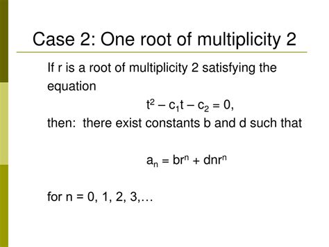 Ppt Recurrence Relations And Applications Analysis Powerpoint