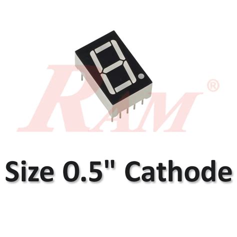 7 Segment 0 5 Common Cathode Ram Electronics Website