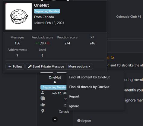 Suggestion Ignore Threadforum