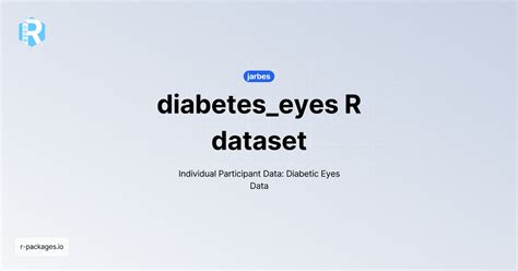 Diabeteseyes Dataset R Packages