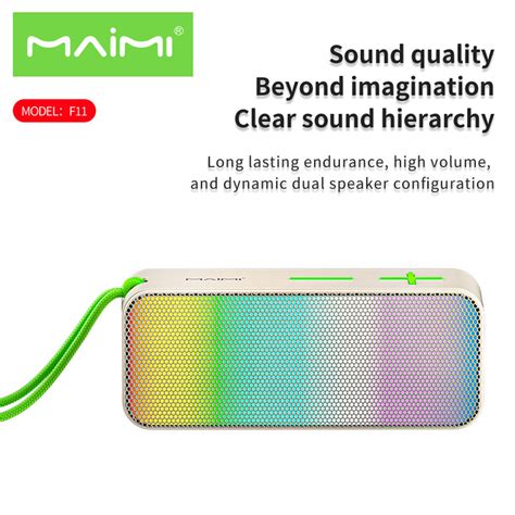 Maimi ลำโพงบลูทูธ รุ่น F11 สินค้ามีการรับประกันคุณภาพ Shopee Thailand