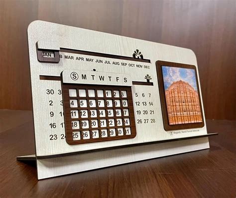 White Wooden Calender Table Top For Office At ₹ 180piece In Jaipur