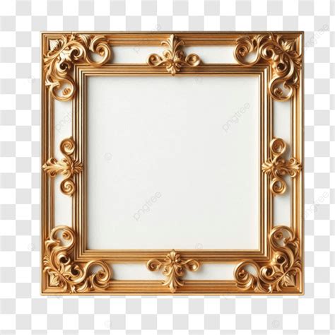 꽃무늬 금 직사각형 틀 국경 금 꽃 테두리 Png 일러스트 및 이미지 에 대한 무료 다운로드 Pngtree