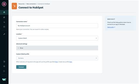 カスタムOAuthプロファイル 埋め込み 顧客アカウントへの適用 Workato Docs