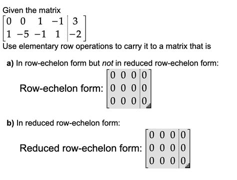 Solved Given The Matrix Use Chegg Com