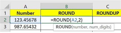 Round Off Formula In Excel Round Functions